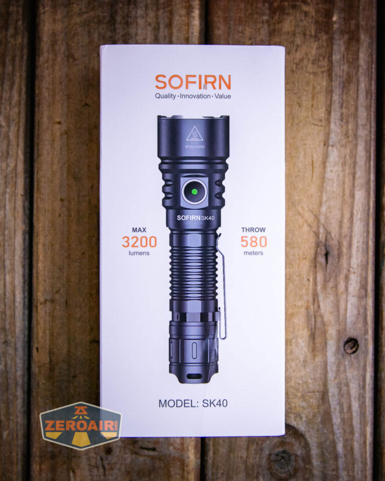 Sofirn SK40 Tactical Flashlight Review - ZeroAir Reviews
