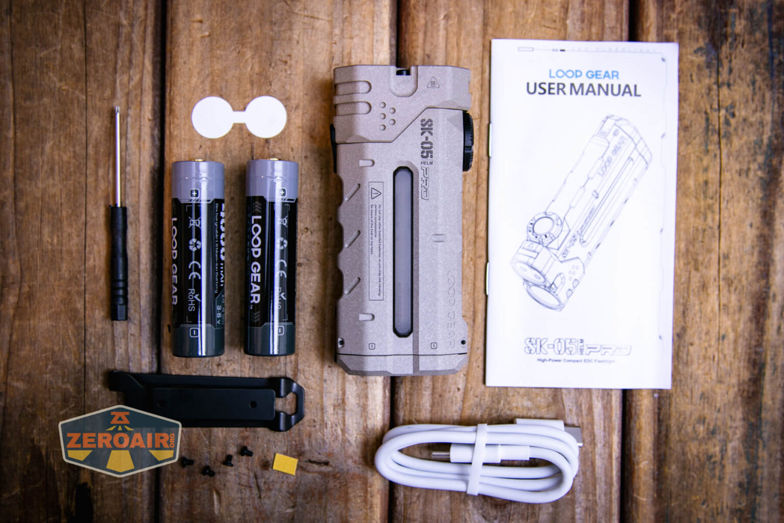 LoopGear SK-05 Pro MAO Flashlight Review - ZeroAir Reviews