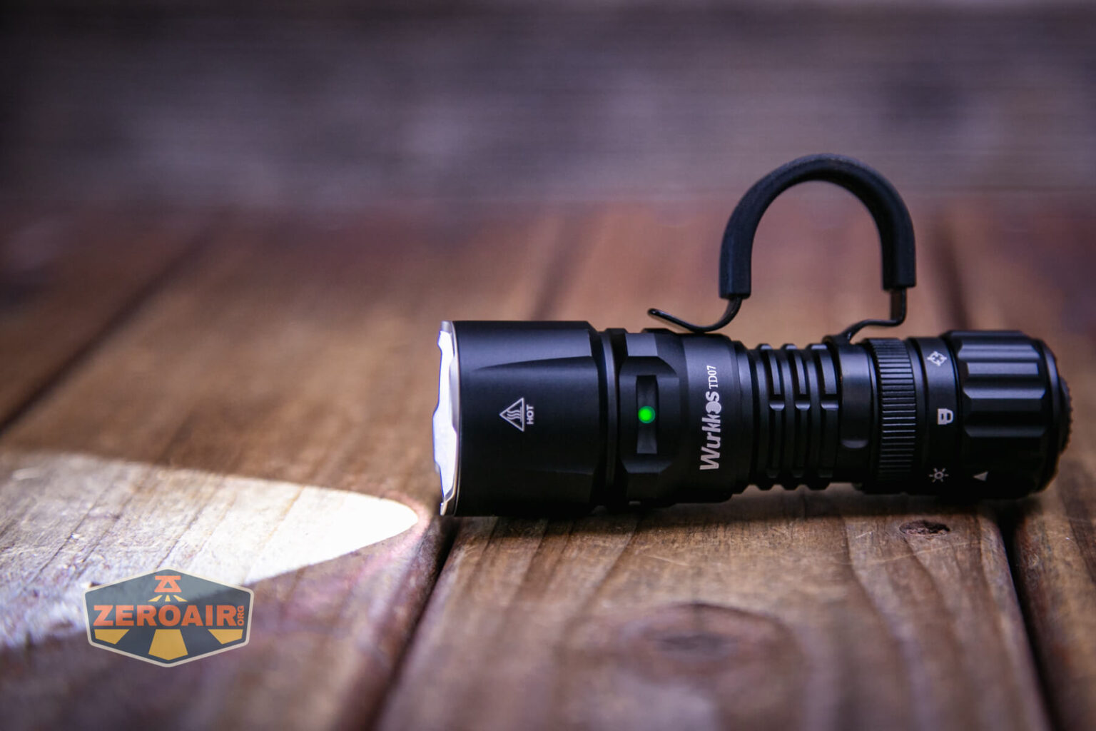 Wurkkos TD07 Tactical Flashlight Review - ZeroAir Reviews