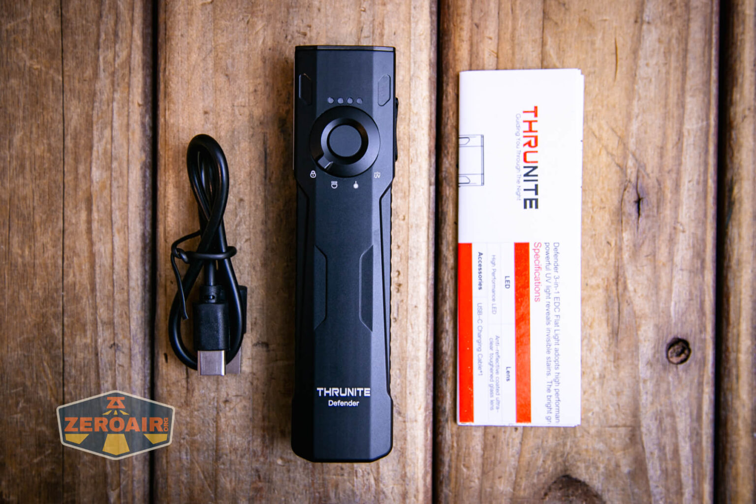 Thrunite Defender 3-in-1 Flat Flashlight Review - ZeroAir Reviews