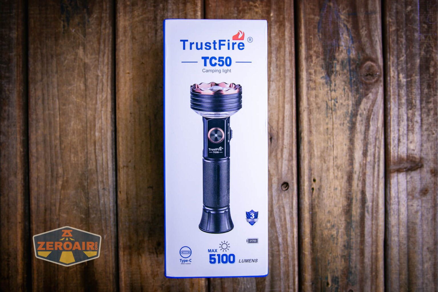Trustfire TC50 Camping Flashlight Review - ZeroAir Reviews
