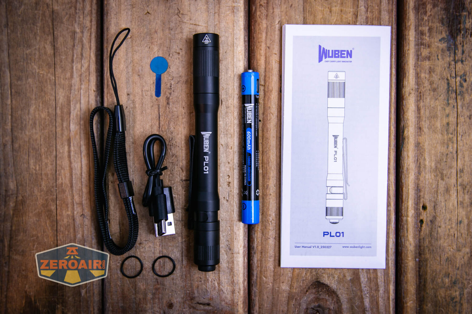 Wuben PL01 Featherlight Flashlight Review - ZeroAir Reviews