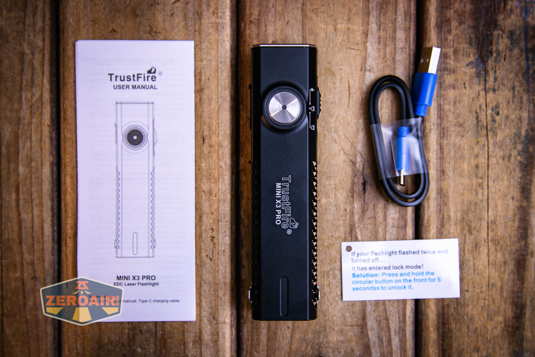 Trustfire Mini X3 Pro EDC Multi-Function Flashlight Review - ZeroAir ...